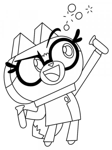 Unikitty coloring pages
