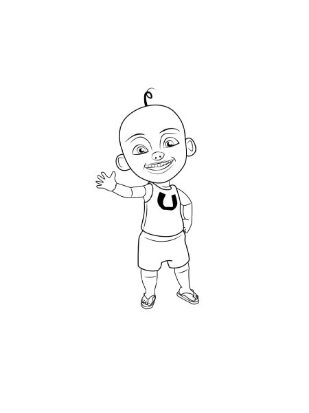 Upin & Ipin coloring pages