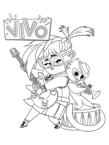 Vivo coloring pages