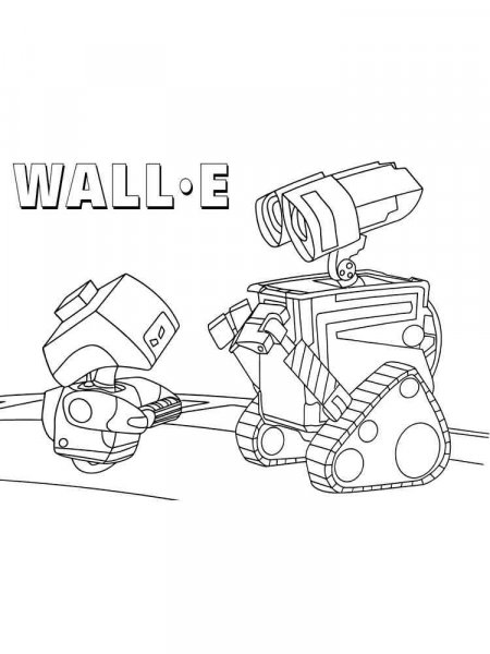 Wall-E coloring pages
