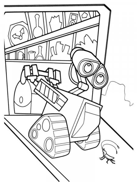 Wall-E coloring pages