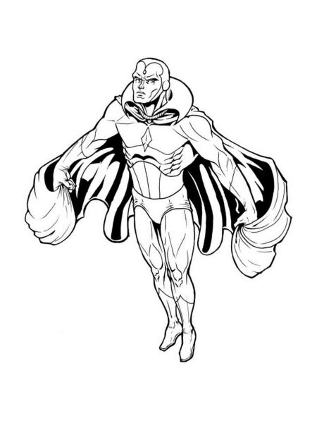 WandaVision coloring pages