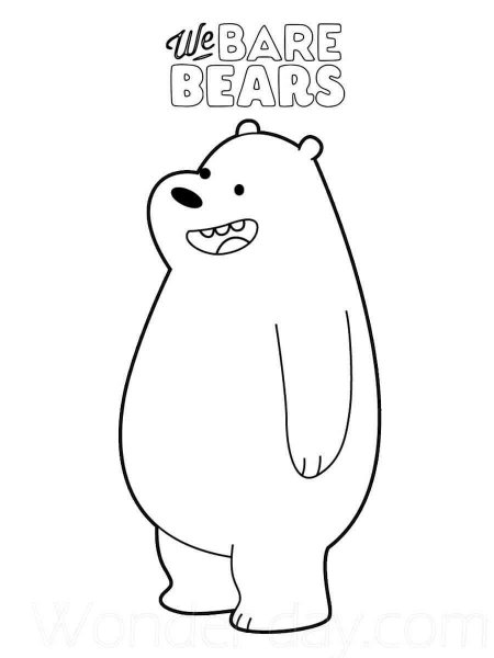 We Bare Bears coloring pages