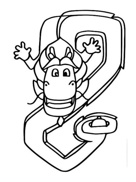 Wish Dragon coloring pages
