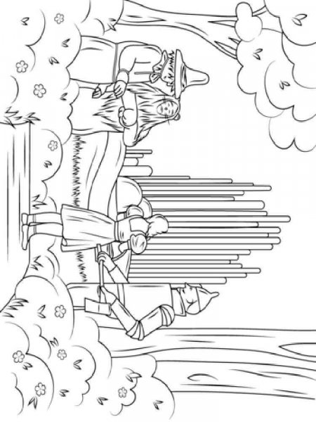 Wizard of Oz coloring pages