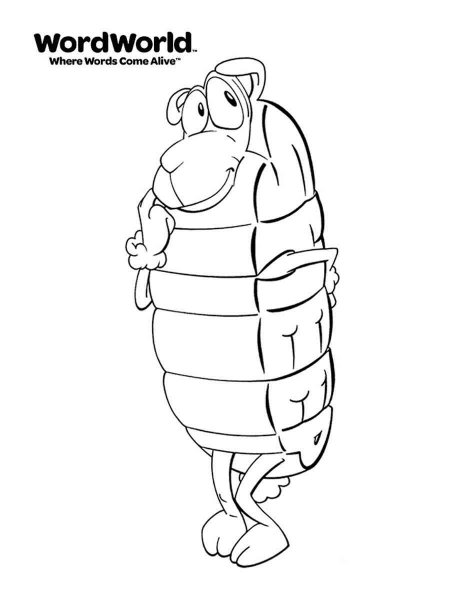 WordWorld coloring pages