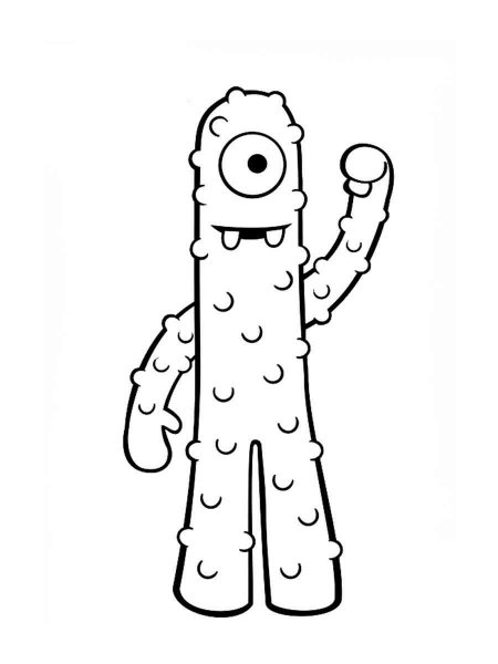 Yo Gabba Gabba coloring pages