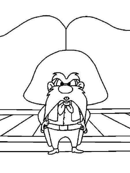 Yosemite Sam coloring pages