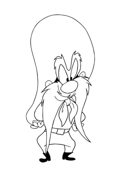 Yosemite Sam coloring pages
