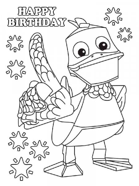 Zack And Quack coloring pages