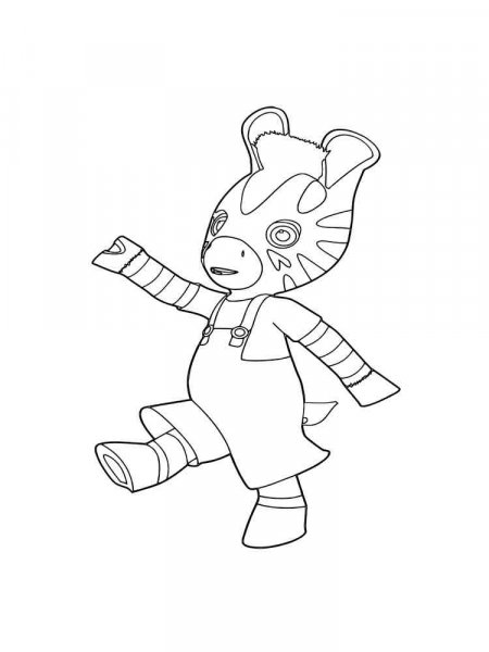Zou coloring pages