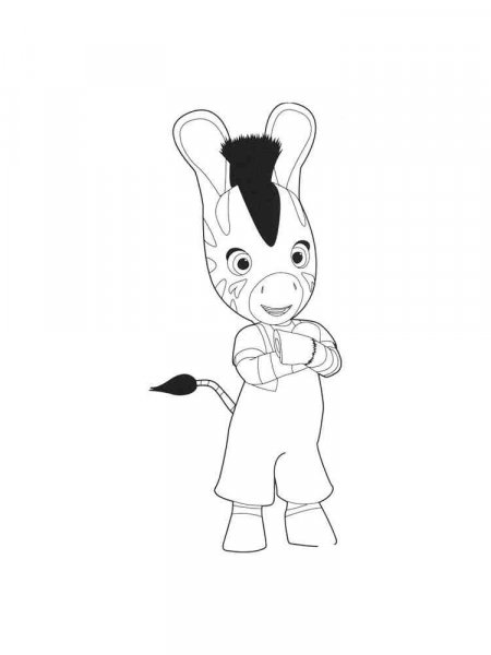 Zou coloring pages