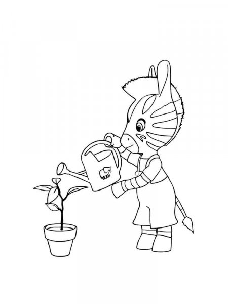 Zou coloring pages