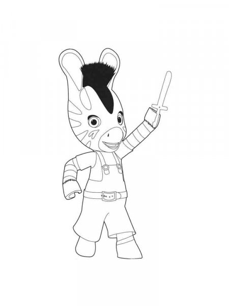 Zou coloring pages