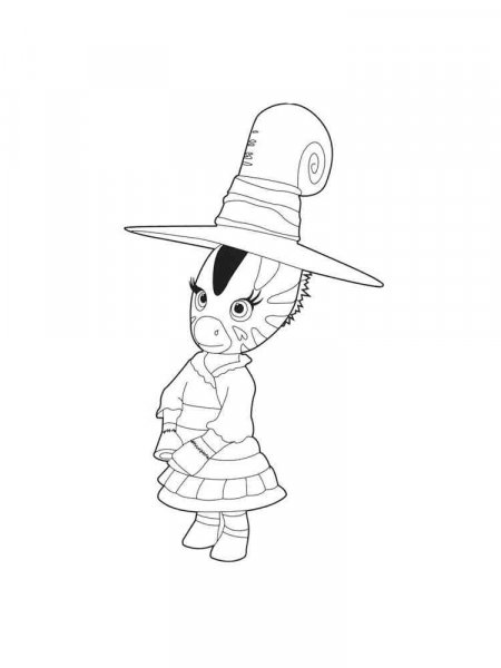 Zou coloring pages