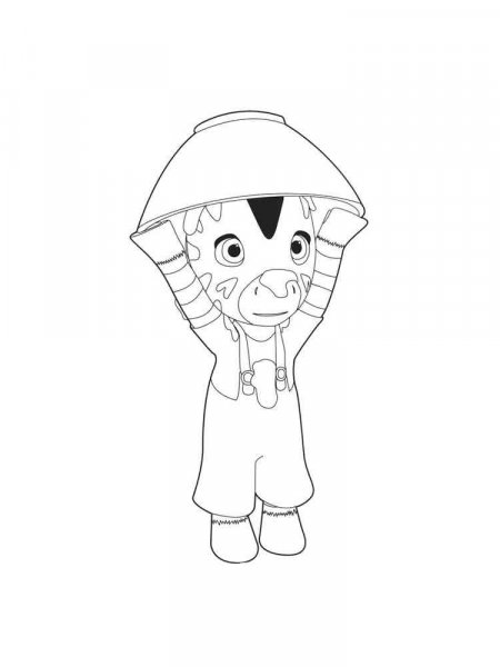 Zou coloring pages