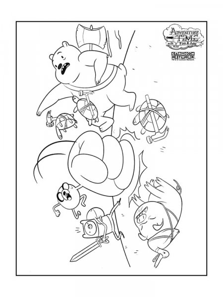 Adventure Time coloring pages