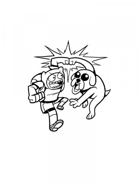 Adventure Time coloring pages