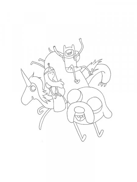 Adventure Time coloring pages