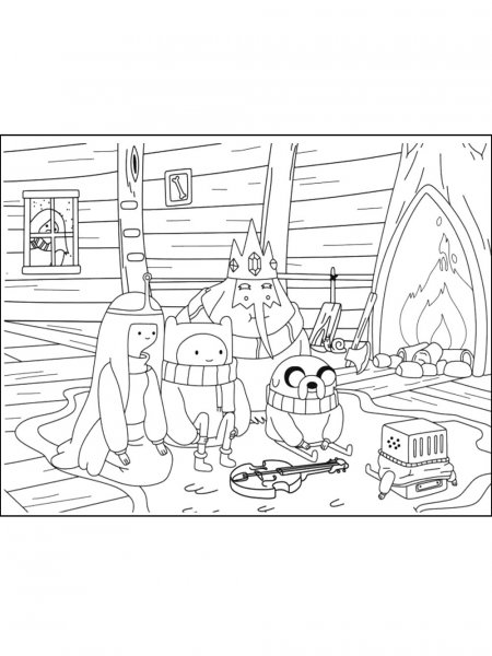 Adventure Time coloring pages