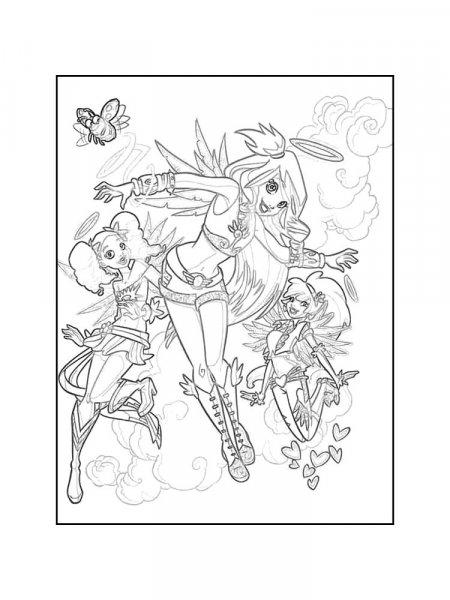 Angel's Friends coloring pages