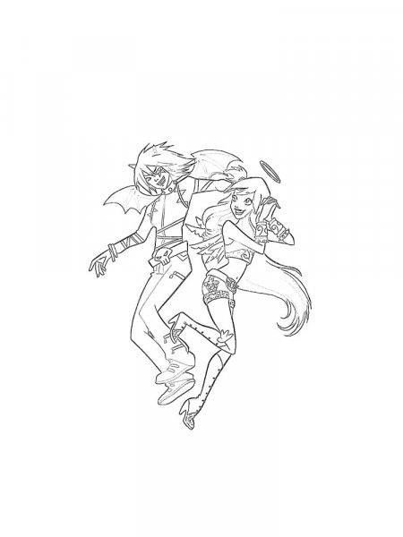 Angel's Friends coloring pages