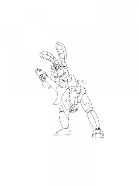 Animatronics coloring pages