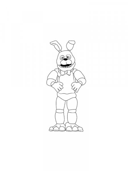 Animatronics coloring pages