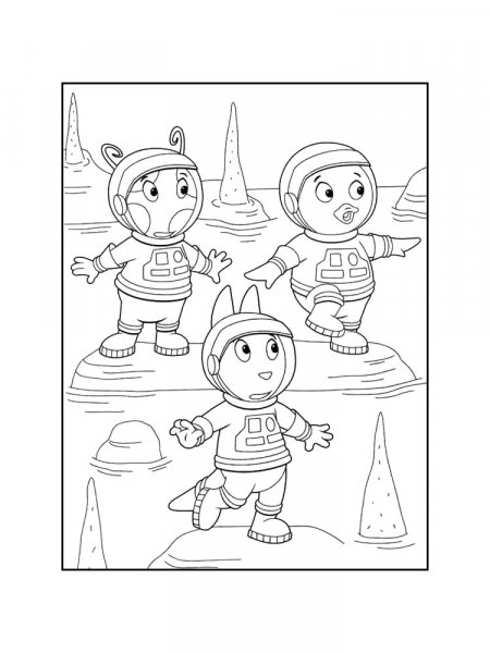 Backyardigans coloring pages