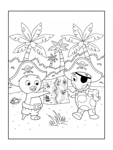 Backyardigans coloring pages