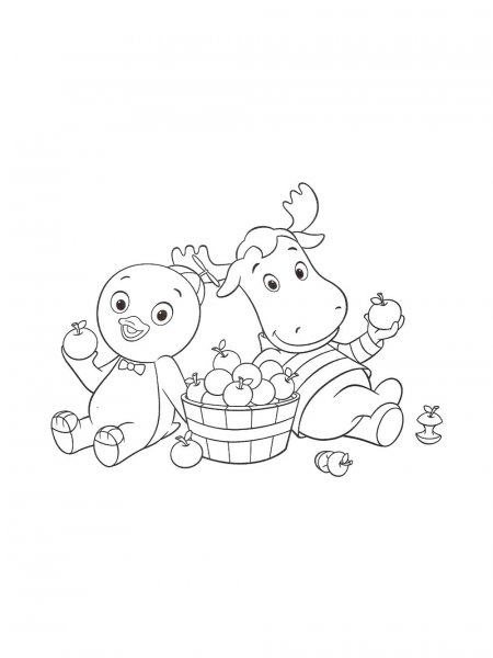 Backyardigans coloring pages