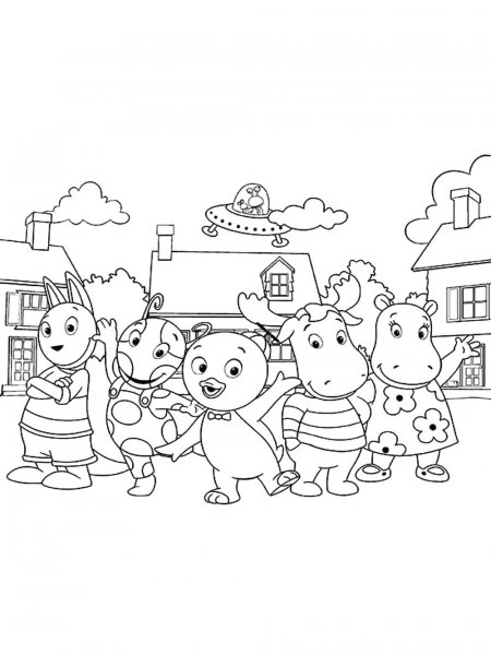 Backyardigans coloring pages