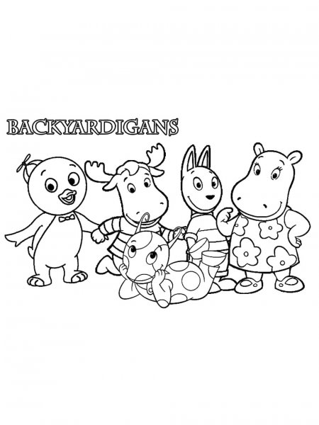 Backyardigans coloring pages