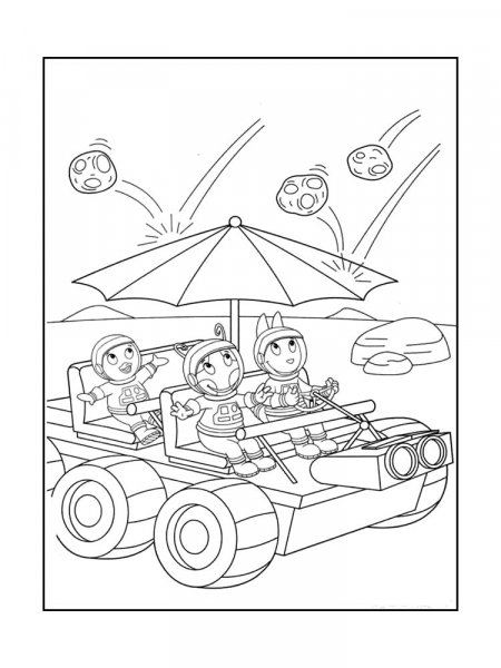 Backyardigans coloring pages
