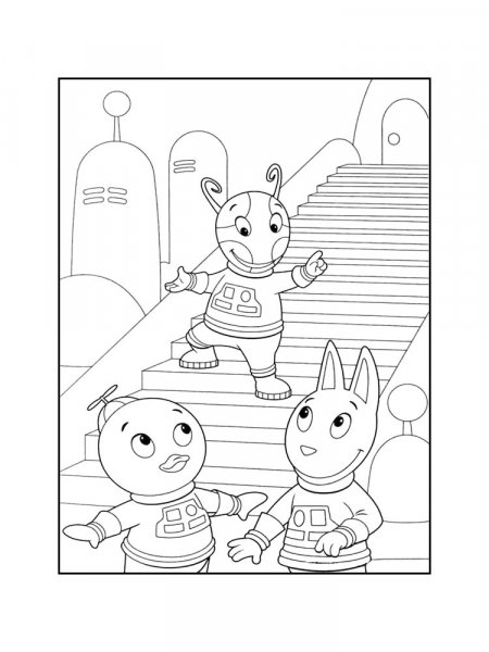 Backyardigans coloring pages
