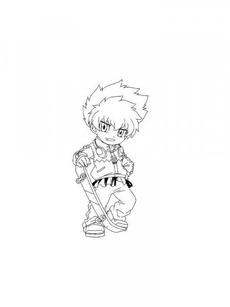 Beyblade coloring pages