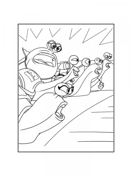 Dreamworks Turbo coloring pages