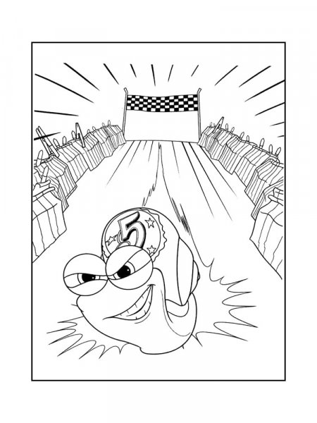 Dreamworks Turbo coloring pages