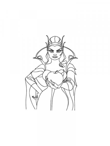 Enchanted coloring pages