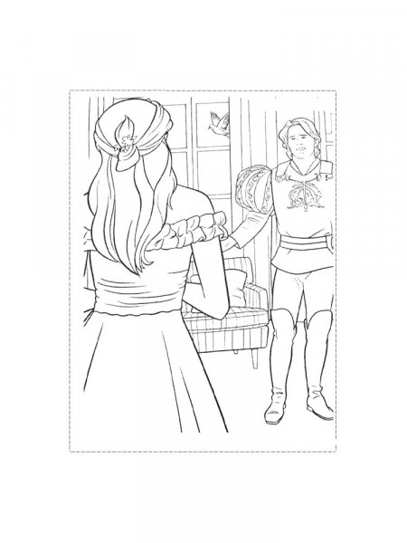 Enchanted coloring pages