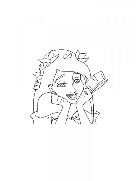 Enchanted coloring pages