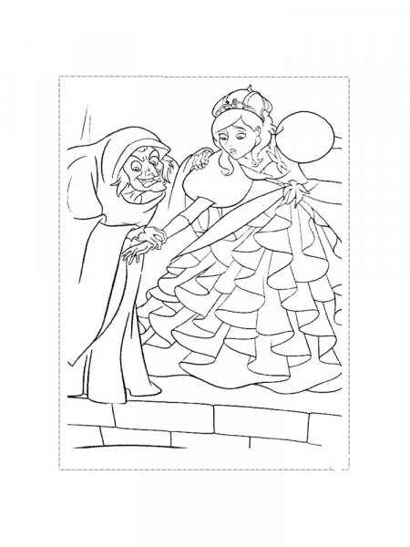 Enchanted coloring pages