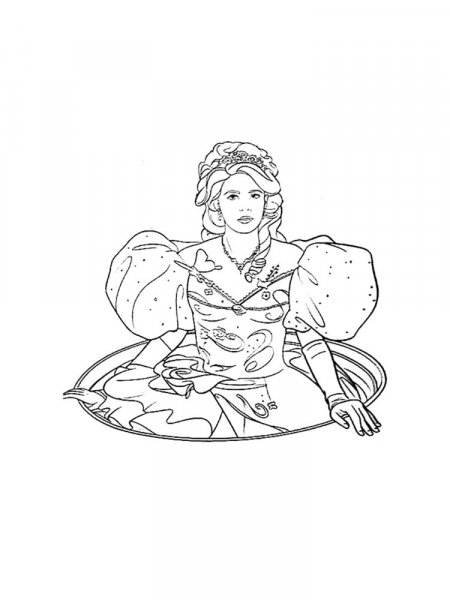 Enchanted coloring pages