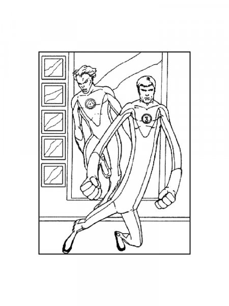 Fantastic Four coloring pages