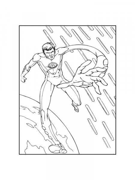 Fantastic Four coloring pages