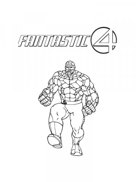 Fantastic Four coloring pages