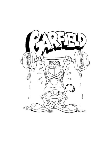 Garfield coloring pages