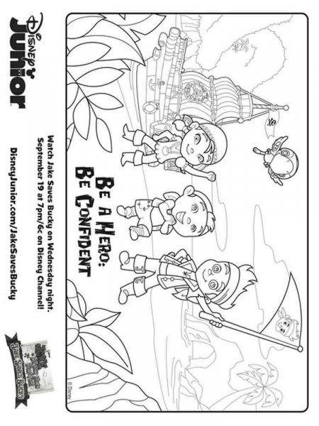 Jake and the Never Land Pirates coloring pages