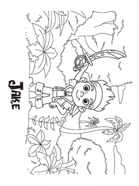 Jake and the Never Land Pirates coloring pages