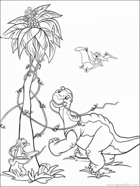 Land Before Time coloring pages